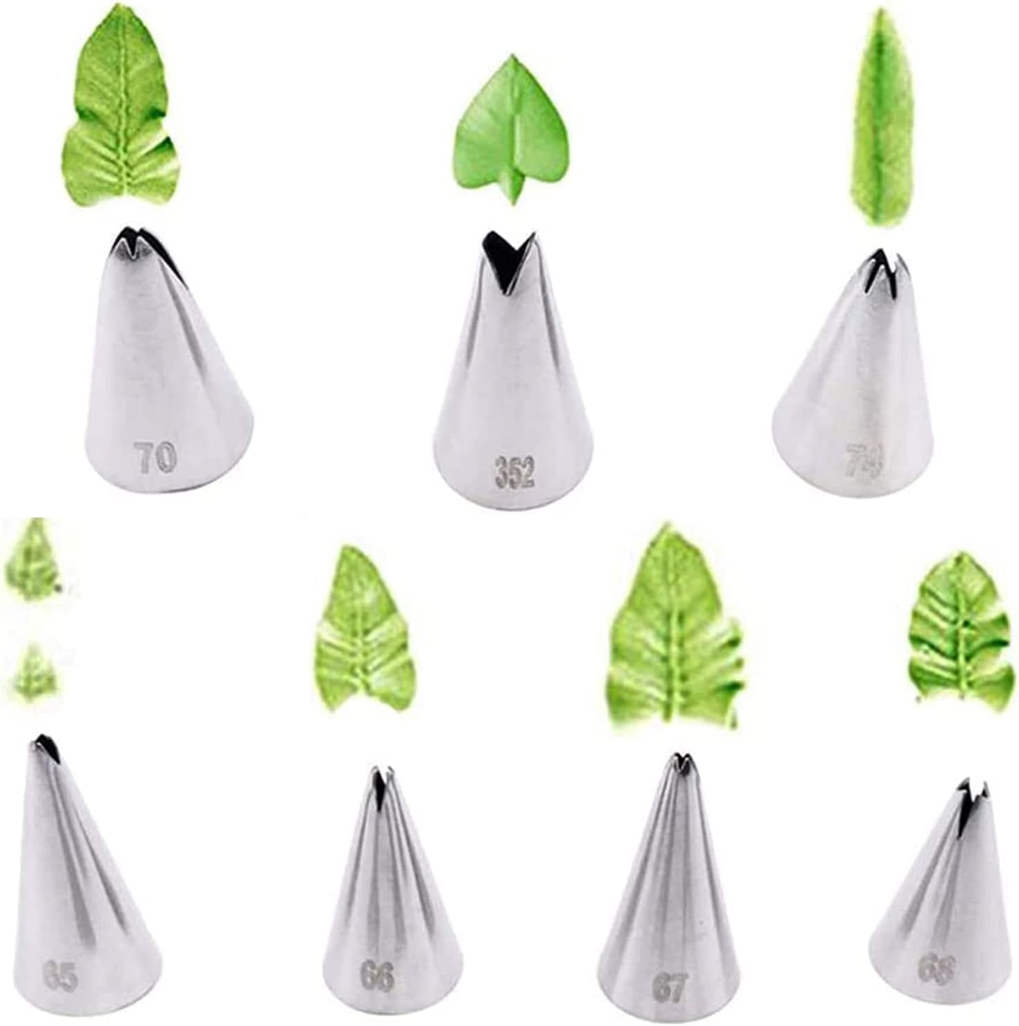 Amazon.com: Symphony Wire Tips, Stainless Steel Icing Piping Nozzles ...