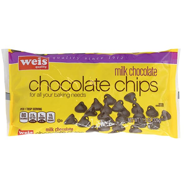 Amazon.com: Weis Quality, Chocolate Chip Milk, 11.5 Ounce : Grocery ...