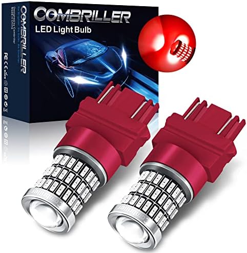 Amazon.com: Nilight 3157 LED Bulb 2PCS 57LED Red 3156 3056 4157 3057 ...