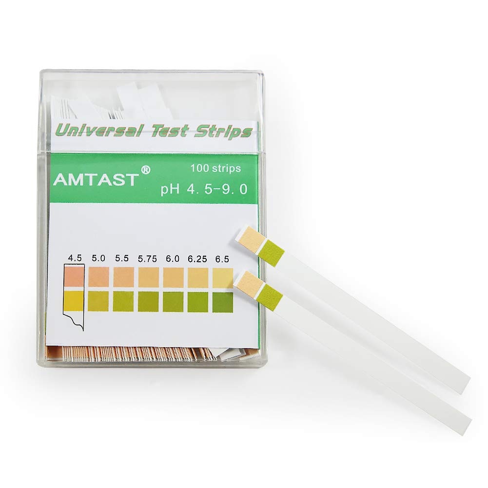 AMTAST pH Test Strips Testing Alkaline and Acid Levels in the Body pH ...