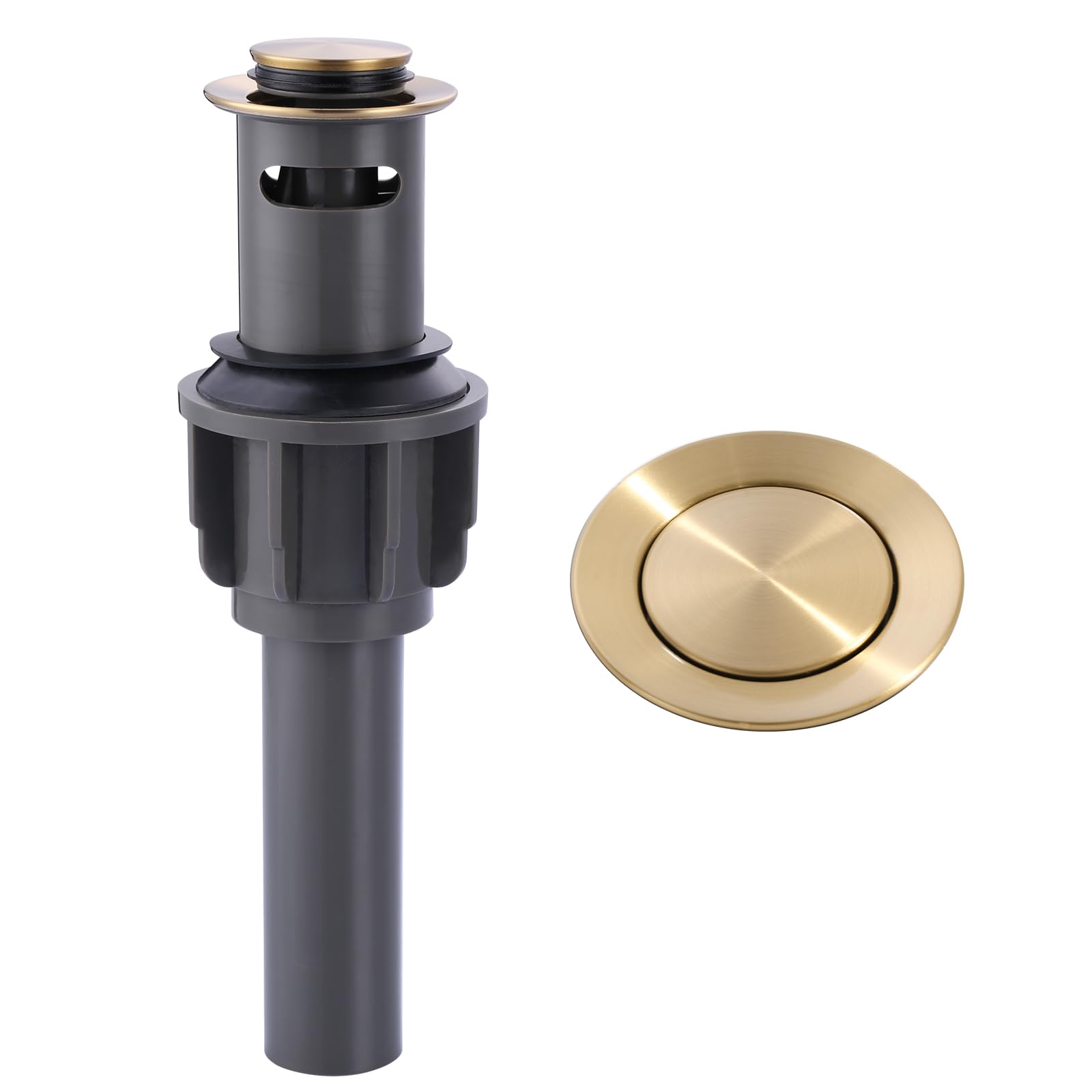 Amazon.com: ALEASHA Bathroom Sink Drain with Overflow Vessel Sink ...