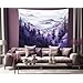Amazon.com: QGHOT Misty Forest Tapestry, Nature Mountain Tapestry Wall ...