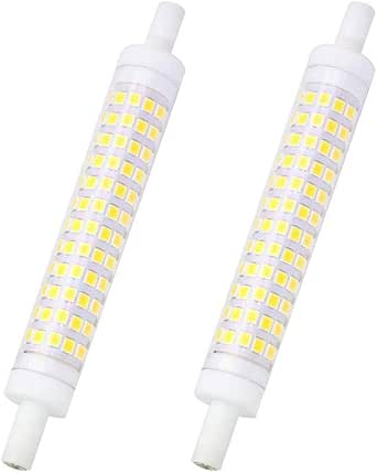Amazon.com: Dimmable J118 T3 R7S LED 10W Daylight J Type LED Bulb 118mm ...