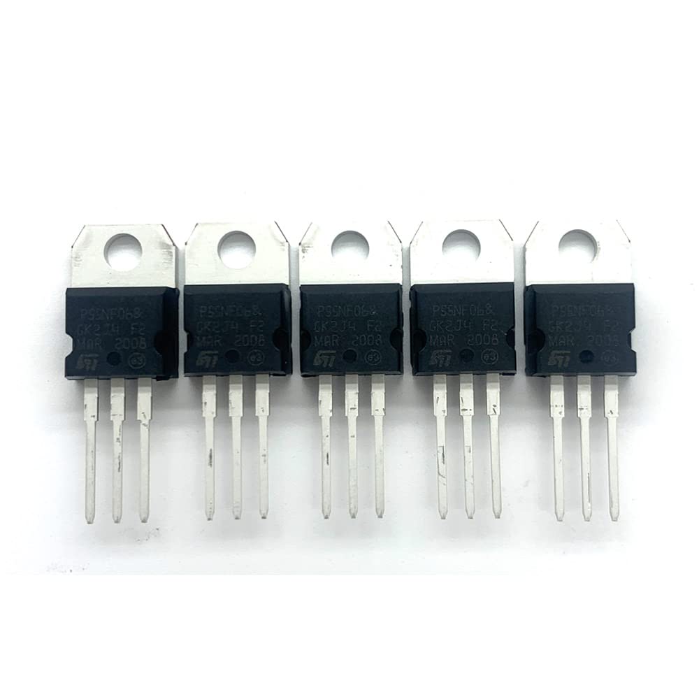 5Pcs P55NF06 P55NF06L STP55NF06 TO-220 50A 60V N-Channel Power Mosfet ...