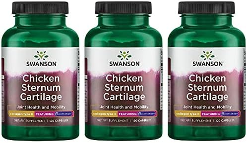 Amazon.com: Swanson Chicken Sternum Cartilage - Collagen Type II 500mg ...