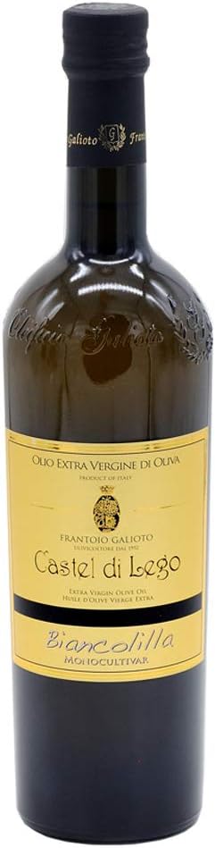 Amazon | カステル・ディ・レゴ ビアンコリッラ EXVオリーブオイル 750ml | Frantoi Galioto | オリーブオイル 通販