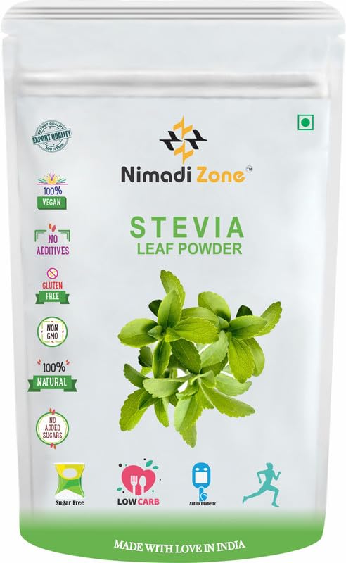 Nimadi Zone Green Stevia leaf powder | Helps to Control Blood Sugar ...