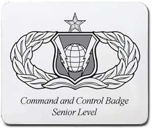 Amazon.com: Command and Control Badge Senior Level Mouse Pad : Office ...