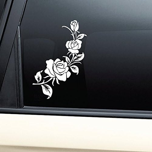 Amazon.com: Red Rose car Bumper Sticker Window Decal 5" x 3" : Automotive