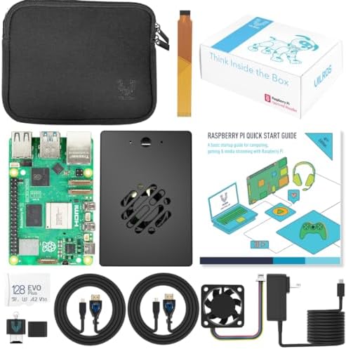 Amazon.com: CanaKit Raspberry Pi 5 Starter Kit PRO - Turbine Black ...