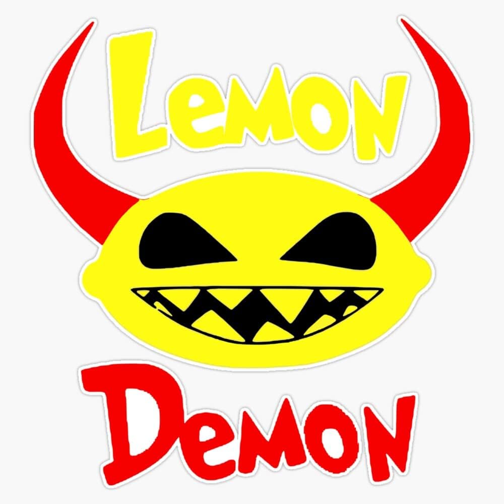 Amazon.com - Loemon Demon Logo Bumper Sticker Vinyl Decal 5"