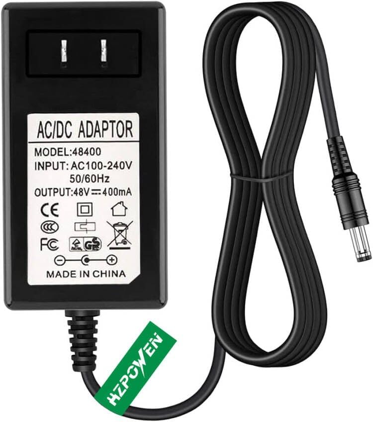 Amazon.com: 48V Power Adapter for VOIP Polycom IP Phones VVX 300, 301 ...