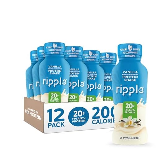 Ripple Vegan Protein Shake | Vanilla | 20g Nutritious Plant Based Pea ...