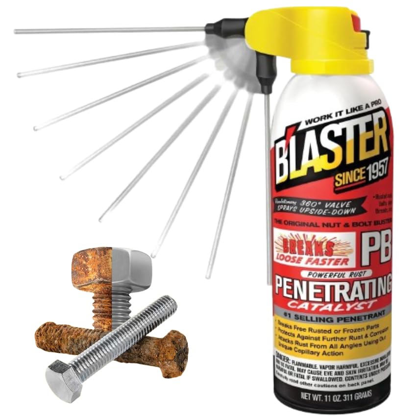 PB Blaster Penetrating Catalyst with PowerStraw (11 oz) | Rust ...