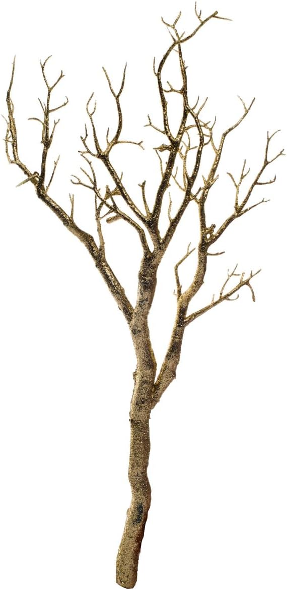 Amazon.com: Anderson's 30 Inch Gold Glitter Manzanita Tree Branch ...