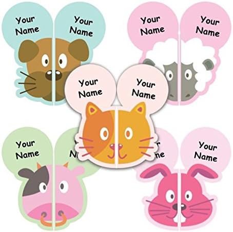 Amazon.com : 32 (16 Pairs) Personalized Match-up Shoe Labels (Dinosaurs ...