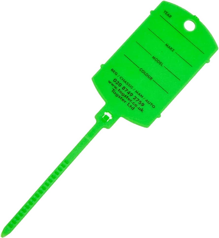 Key Tags - Motor Dealership Plastic Key Tags (200) with self looping ...