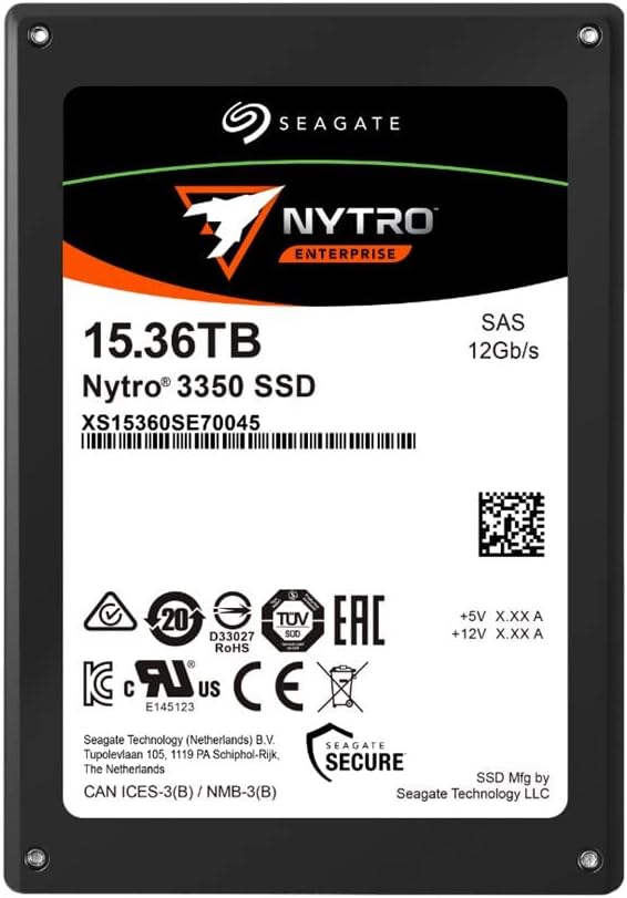 Amazon.com: Seagate Nytro 3350 XS15360SE70045 - SSD - Scaled Endurance ...