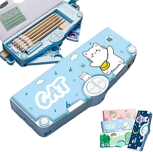 Amazon.com: StefIk Multifunction Pop Up Pencil Case Kawaii Cute Cartoon ...