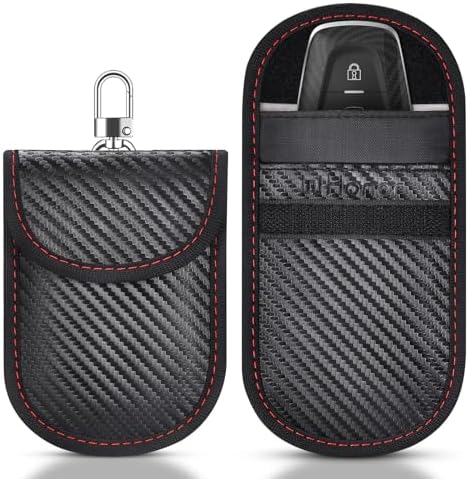 WHonor Faraday Pouch for Car Keys, Keyless Entry Signal Blocker, Anti ...