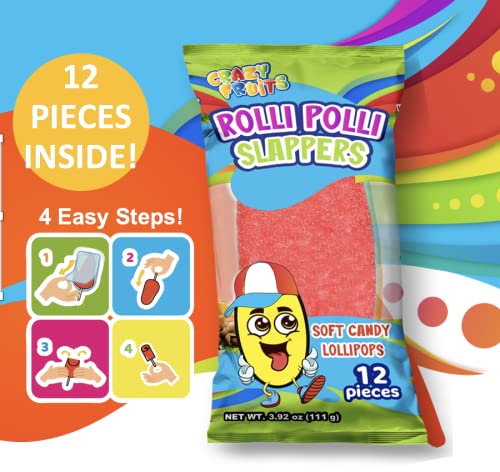 Crazy Fruits Rolli Polli Slappers 12 unidades – Yaxa Colombia