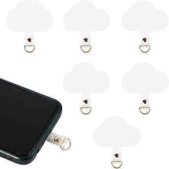 Amazon.com: NQEUEPN 6pcs Phone Tether Tabs, Cell Phone Lanyard Patch ...