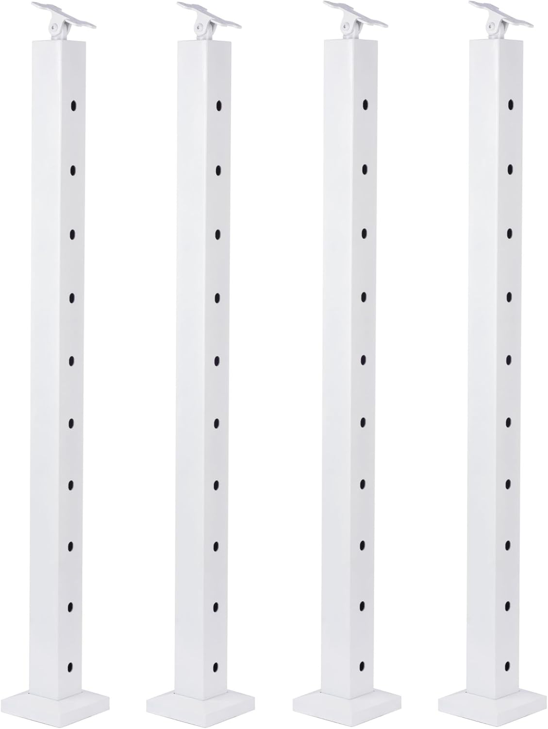 Senmit Cable Railing Post for Steps - Stainless Steel Square Fence Post ...