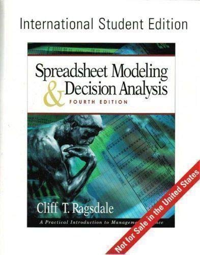 Amazon.com: Spreadsheet Modeling and Decision Analysis: A Practical ...