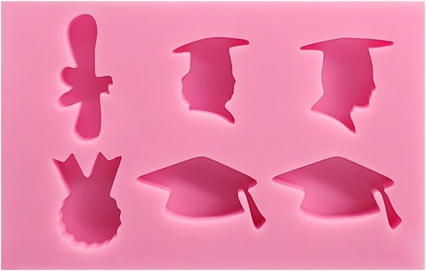 Amazon.com: Graduation Cap Fondant Cake Decorating Silicone Mold Pastry ...