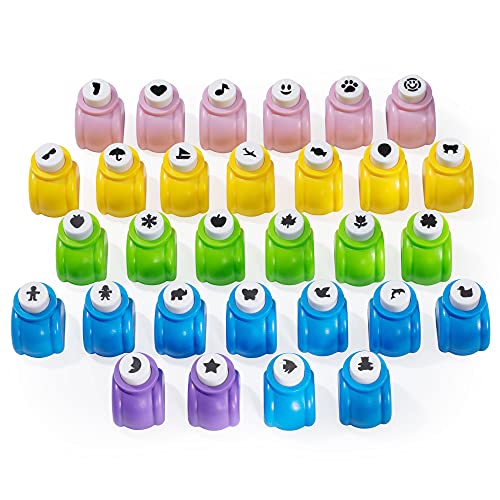 Shape Paper Punch Set | School Scrapbooking Paper Punchers for Arts and ...