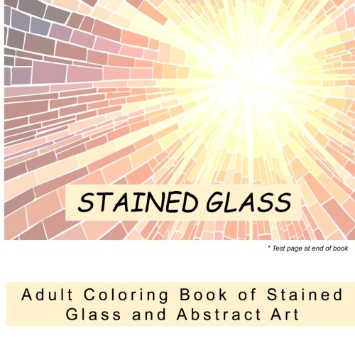 Amazon.com: Stained Glass: Adult Coloring Book of Stained Glass and ...