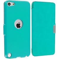 Baby Blue Magnetic Hard Folio Wallet Pouch Case Cover for Apple iPod ...