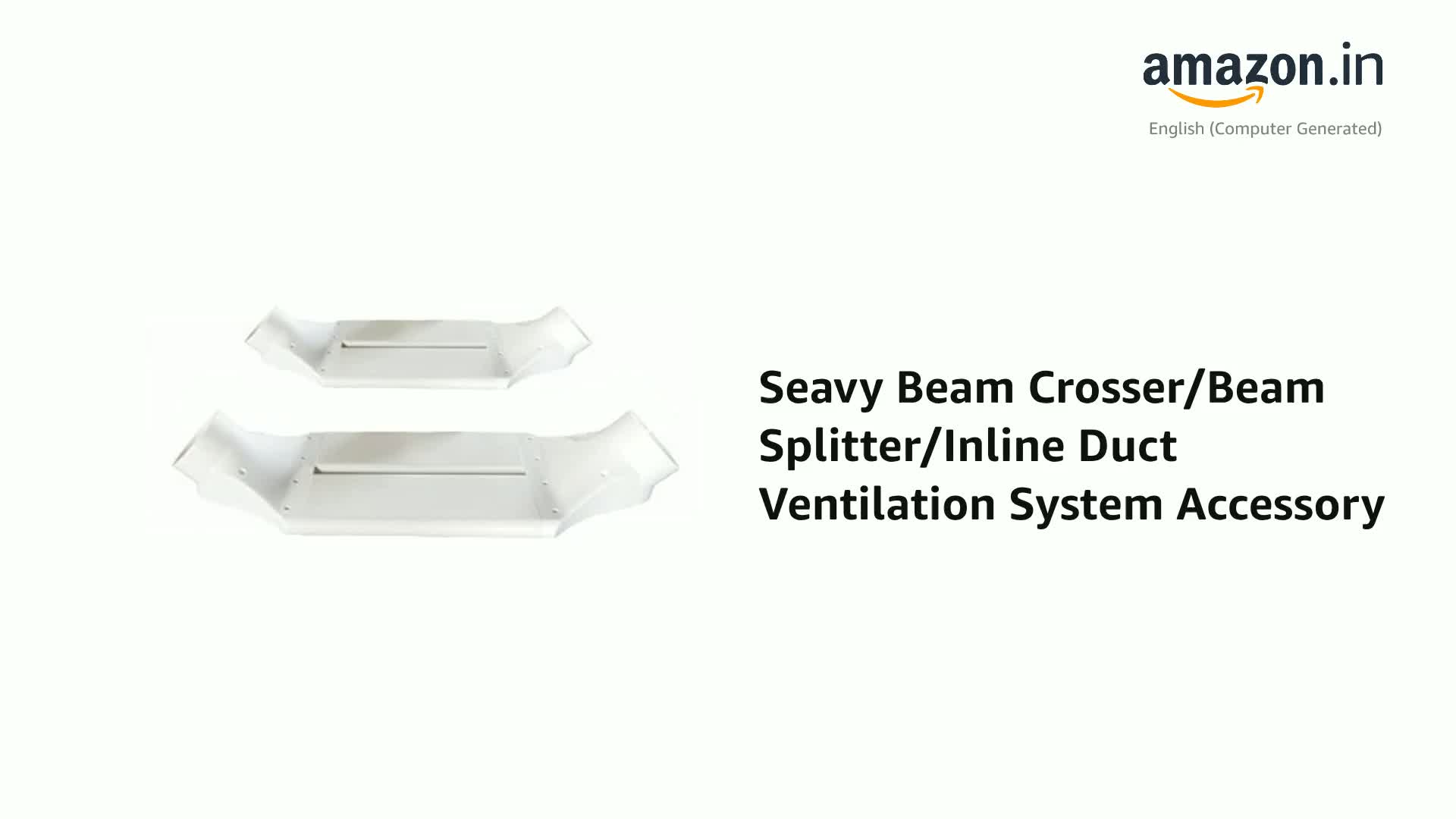 Watch Seavy Beam Crosser/Beam Splitter/Inline Duct Ventilation System ...