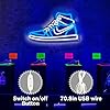JianJung Sneaker Neon Sign Sports Shoe Neon Signs for Wall Dimmable LED ...