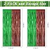 Amazon.com: 2 Pack Football Party Decorations, 3.28 FT x 7.05 FT Tinsel ...