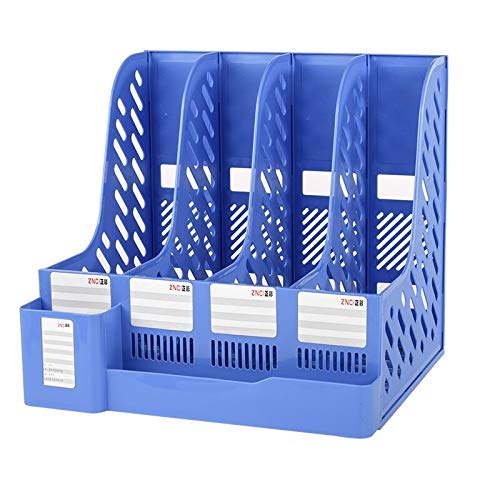Cartshopper Multifunction Mesh Plastic File Holder Stand Organizer w/4 ...