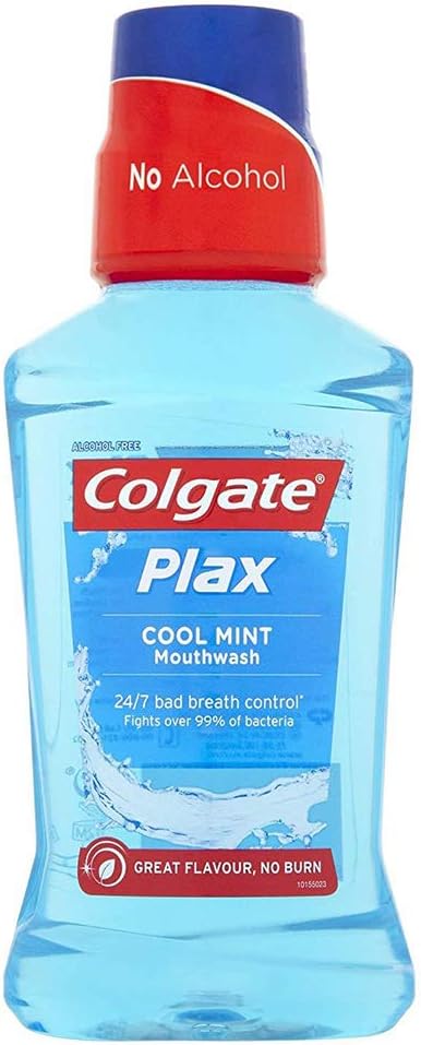 Colgate Plax Cool Mint Mouthwash with CPC, 250 ml (Pack of 1) : Amazon ...