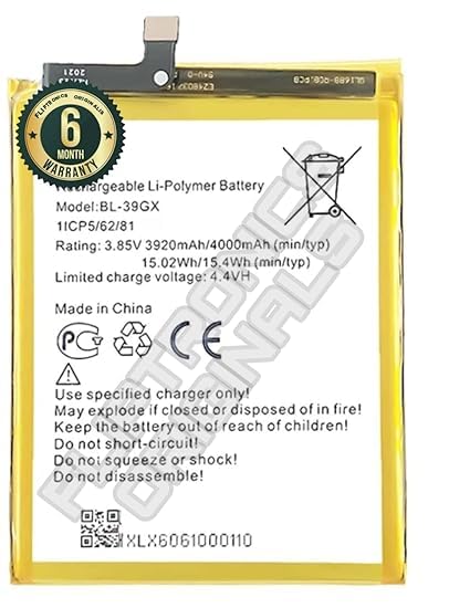 FLIPTRONICS ORIGINALS® BL-39GX Battery for Infinix Hot S3 X573/ X573B ...