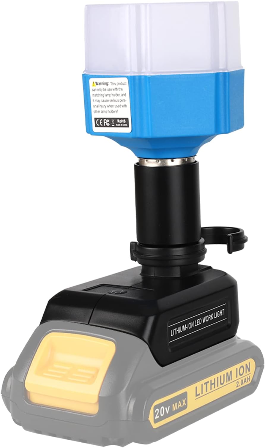 WISETOOL 20V Cordless Rotating Work Light,Portable Underhood LED Work ...