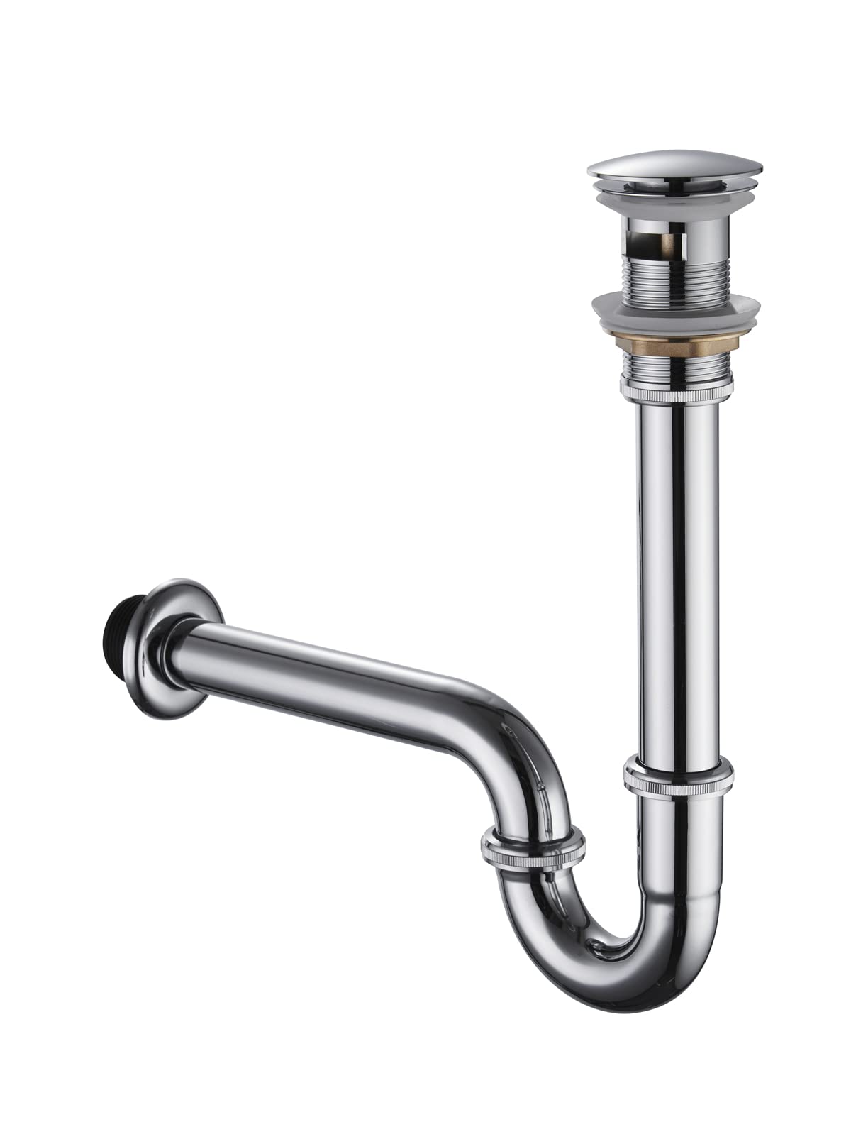 Amazon.com: Miraga Sink Stopper U Trap Set, Brass Construction U-Shape ...