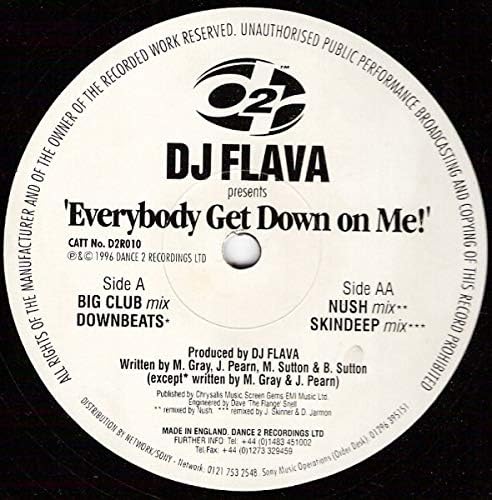 Amazon | Everybody Get Down on Me [12 inch Analog] | DJ Flava | 輸入盤 ...