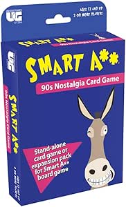 Amazon.com: University Games | Smart A** '90s Tuck Box Card Game for 2 ...