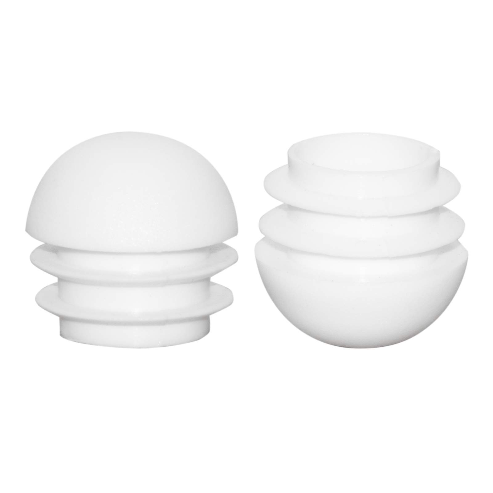 Snapklik.com : 1-1/8", 28 Mm Round Tube Inserts Plastic Plugs Chair Leg ...