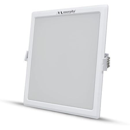 Murphy 15-Watts Trimless Square LED Panel Ceiling Light (Cool White ...