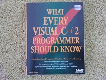 What Every Visual C++ Programmer Should Know : Hipson, Peter D.: Amazon ...