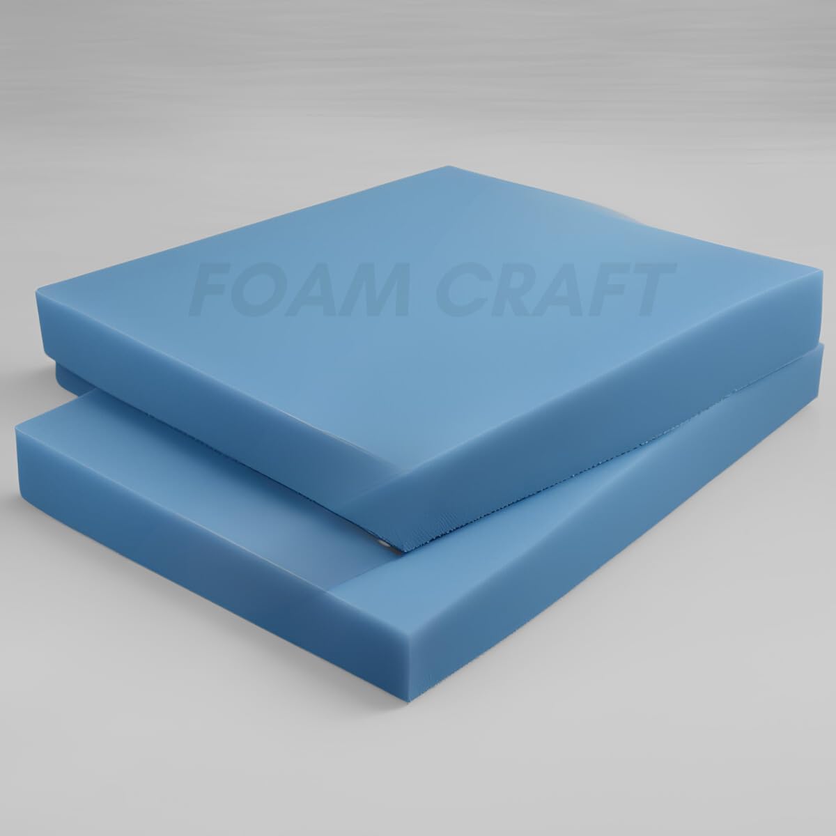 FOAM CRAFT Blue High Density Upholstery Foam Sheet Seat Pad Foam Cut to ...