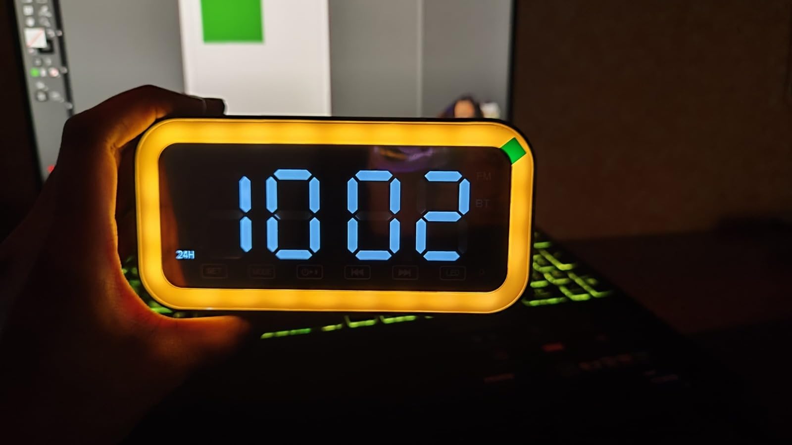 Buy REMAXX Digital, Plastic Edge Alarm Clock With Ai Enabled Voice ...