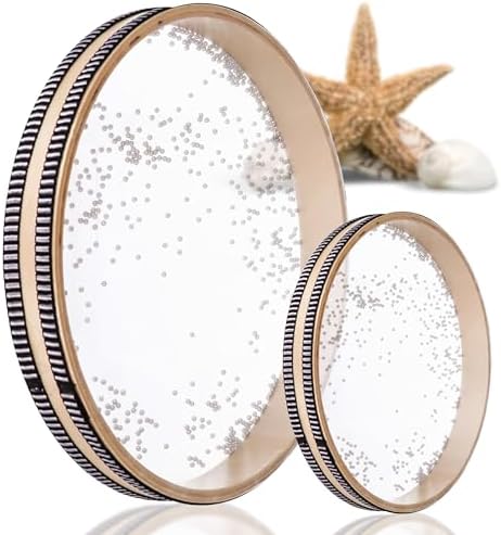 Amazon.com: Pack of 2 Ocean Sound Drum – 10 Inch Ocean Drum and 4 Inch ...