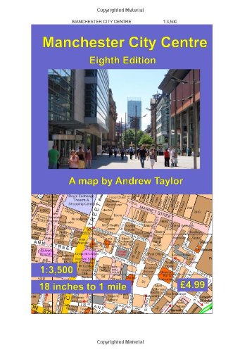 Buy Manchester City Centre Map: 1:3,500, 18 inches to 1 mile (City ...
