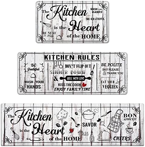 Amazon.com: ASPMIZ Coffee Kitchen Mat 2 PCS, Cushioned Anti-Fatigue ...